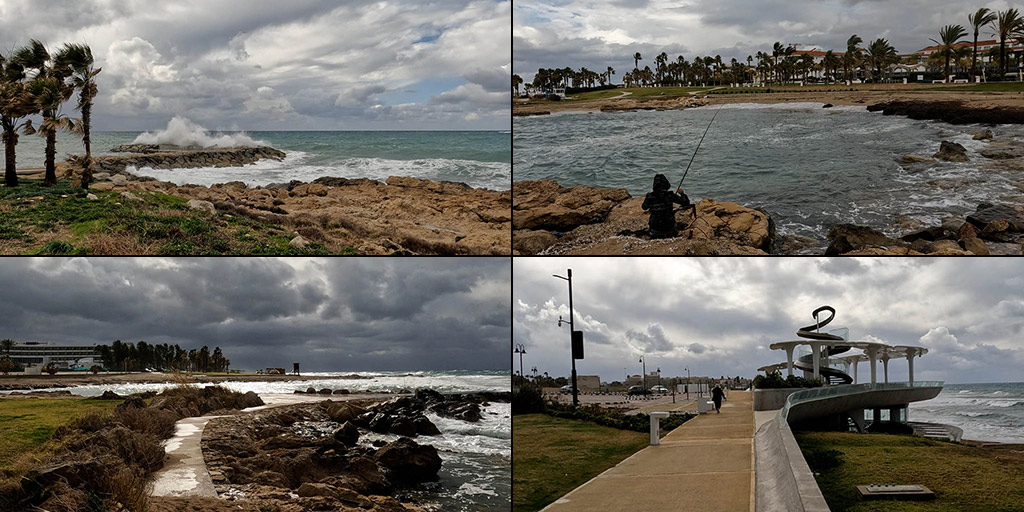 The Paphos Coast In Winter