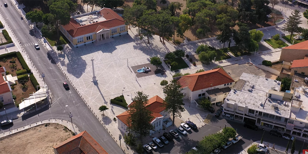 Old Town Paphos From Above