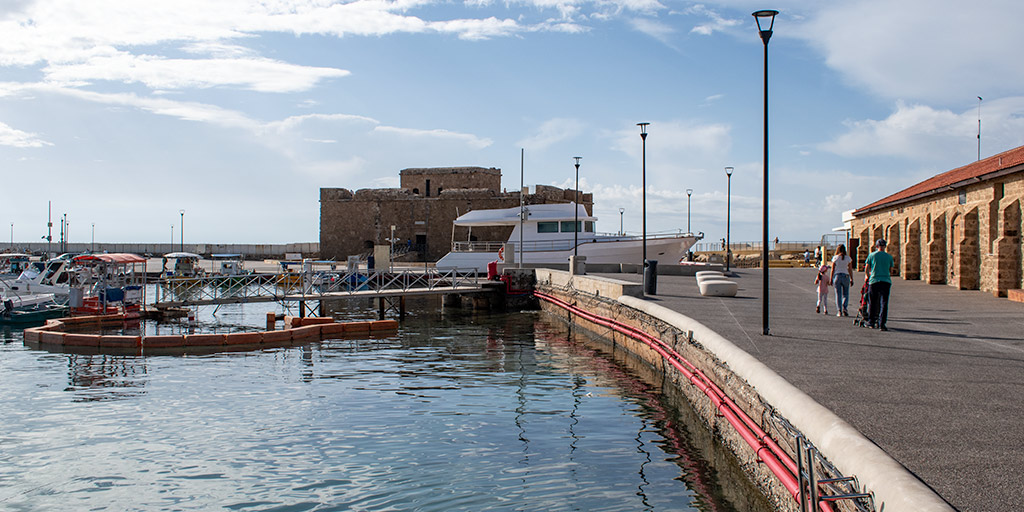 Paphos Harbour In December