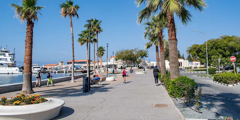 Paphos Sea Front In April