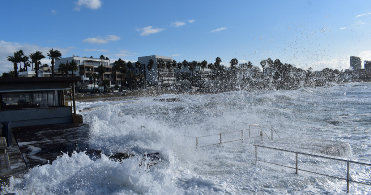 Paphos Sea Front Gales